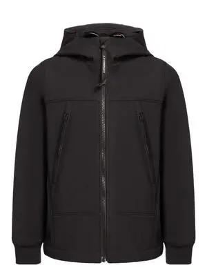 C.P. COMPANY Long-sleeved Zip-up Jacket With Hood - Black