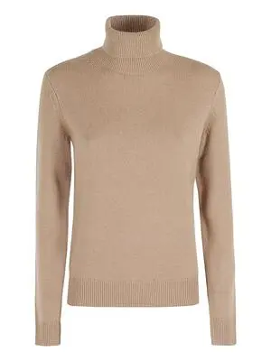 Theory Roll-neck Sweater - Camel