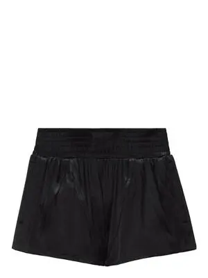 Alexander Wang Wide Elasticated Mini Shorts - Black
