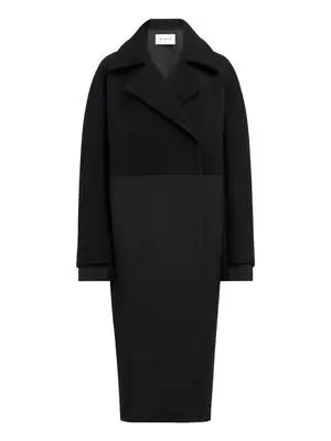 Alaïa Collar Long-sleeved Coat - Black