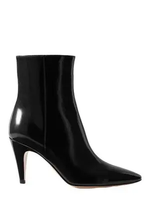 GIANVITO ROSSI 80mm Patent Leather Stiletto Boots - Black