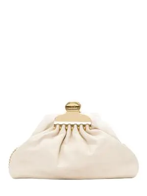 Marc Jacobs Logo Clutch - Nude