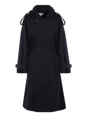 BOTTEGA VENETA Bottega Veneta Double-Breasted Belted Trench Coat