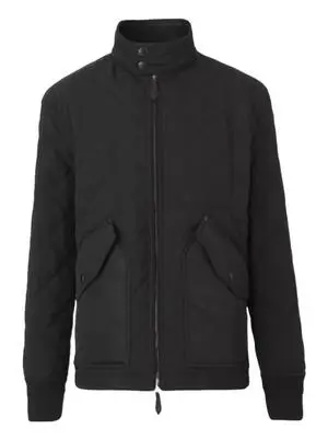 Burberry Quilted Zipped Jacket - Black