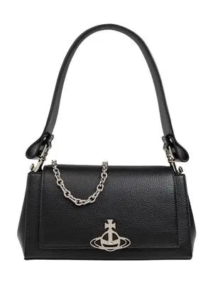 VIVIENNE WESTWOOD Hazel Orb Plaque Shoulder Bag - Black