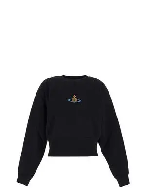 VIVIENNE WESTWOOD Orb Embroidered Crewneck Sweatshirt - No