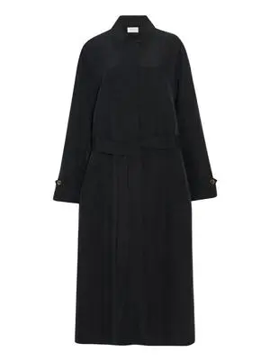 THE ROW Ryo Belted Coat - Black