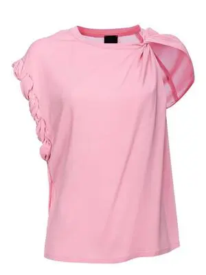 Pinko Knot-detailed Crewneck Sleeveless Top - Pink
