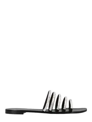 GIUSEPPE ZANOTTI Giuseppe Zanotti Embellished Open-Toe Flat Sandals