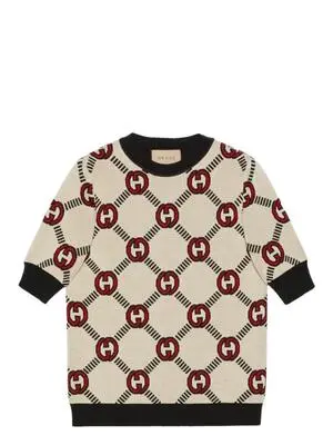 Gucci Reversible Interlocking G Jumper - Nude