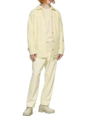 JIL SANDER Quilted Shirt Jacket - White