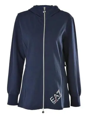 EA7 Hooded Zip-up Jacket - Black
