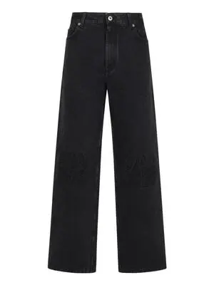 Loewe Anagram Baggy Jeans - Black
