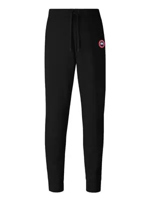 Canada Goose Logo Patch Drawstring Track Pants - Black