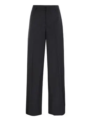 PT TORINO Lorenza Wide-leg Pants - Black