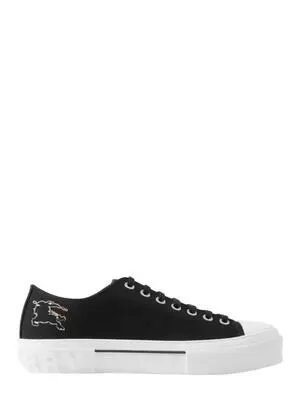 Burberry Logo Embossed Low-top Sneakers - White