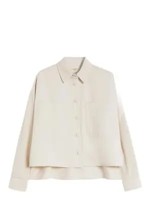 Max Mara Max Mara High-Low Hem Shirt Sand
