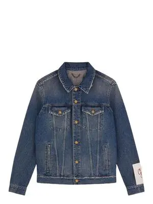 GOLDEN GOOSE Golden Goose Deluxe Brand Buttoned Denim Jacket Blue