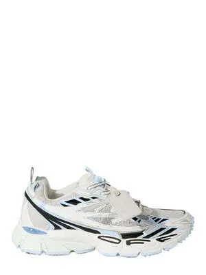 Off-White Ow Be Right Back Lace-up Sneakers - Light Blue