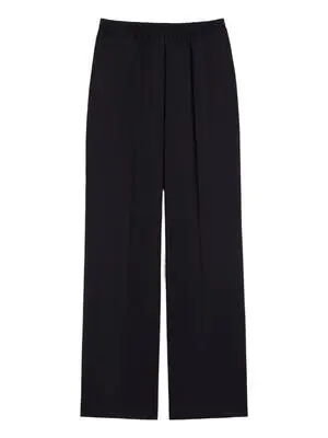 Max Mara Mallo Wool Trousers - Blue