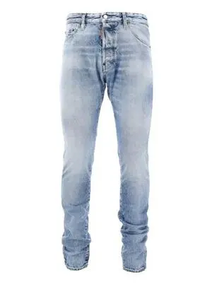 Dsquared2 Diagonale Wash London Bro Jeans - Blue