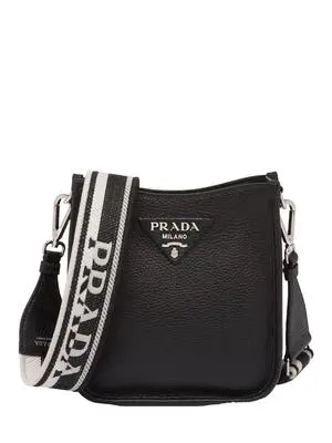 PRADA Prada Textured Leather Mini Shoulder Bag