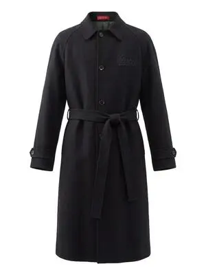 Gucci Collared Button-up Coat - Black