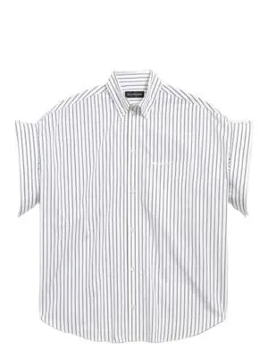 BALENCIAGA Balenciaga Button-Down Shirt With Folded Cuffs