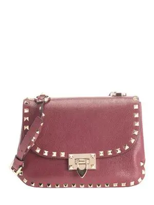 Valentino Garavani Studded Decorative Shoulder Bag - Red