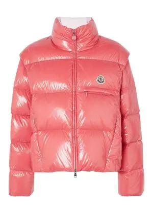 Moncler Almo Long-sleeved Down Jacket - Pink