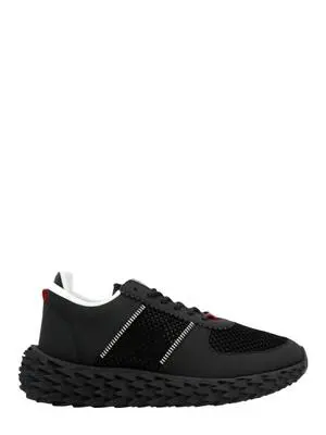GIUSEPPE ZANOTTI Logo Casual Sneakers - Black