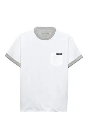 Prada Reversible Crewneck T-shirt - White/grey