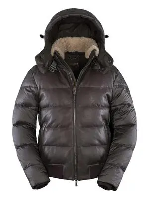 MOORER Wright Bomber Jacket - Black