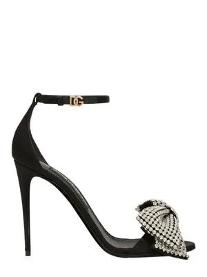 DOLCE & GABBANA Dolce & Gabbana DG Logo Embellished Bow Sandals
