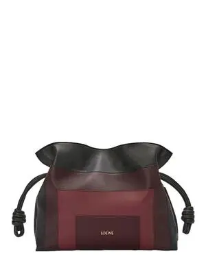 Loewe Medium Flamenco Clutch Bag - Black