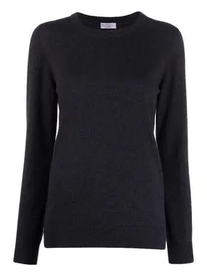 BRUNELLO CUCINELLI Brunello Cucinelli Long Sleeve Cashmere Knit Top