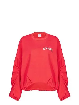 Pinko Logo-print Sweatshirt - Red
