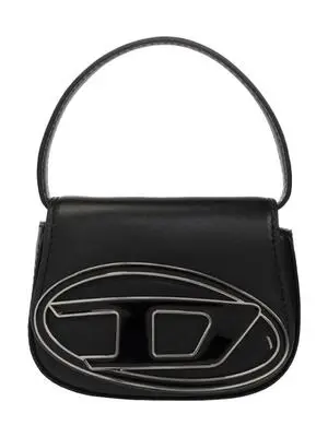 DIESEL® 1 Dr Logo Detailed Xs Shoulder Bag - Black