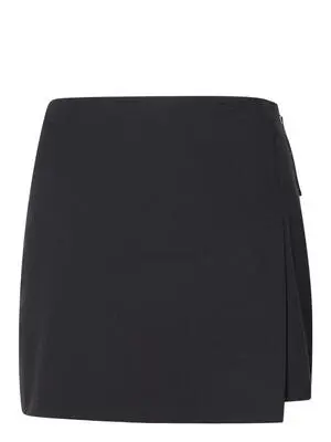Moncler High Waist Layered Effect Shorts - Black