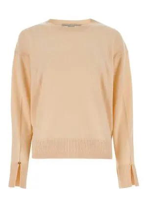 Stella McCartney Iconic Crewneck Long-sleeved Jumper - Nude