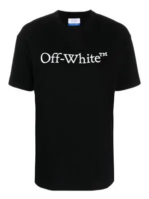 Off-White Bookish" Crewneck T-shirt - Black