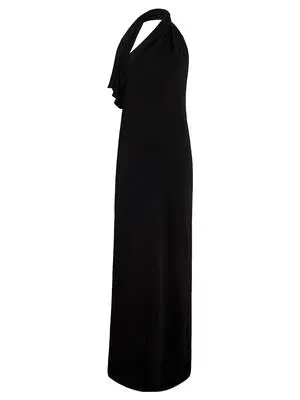 KHAITE Khaite Roza Maxi Dress With Integrated Scarf Detail