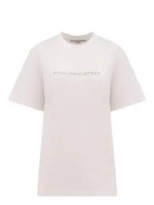 Stella McCartney Logo Crewneck T-shirt - White