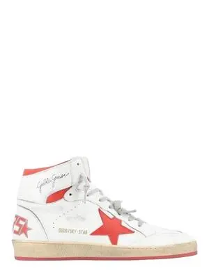 GOLDEN GOOSE Sky Star High-top Sneakers - White