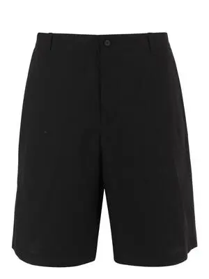 Jacquemus Pleat Detailed Shorts - Black