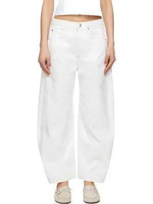 RAG  BONE Rag & Bone Denim Shorts With Belt Loops - White