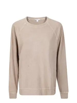 JAMES PERSE Relaxed French Terry Sweatshirt - Nude