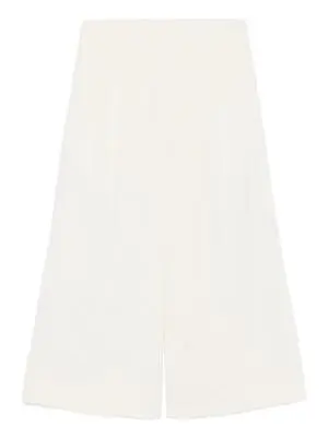 Comme Des Garçons Wool Trousers - White