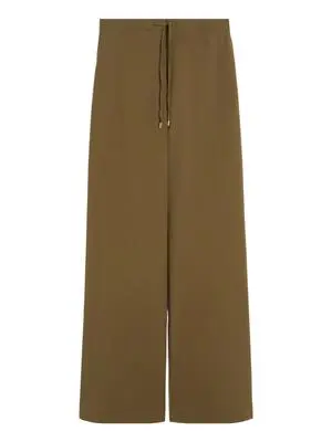 Max Mara Max Mara Studio Mstcorone Drawstring Trousers Khaki