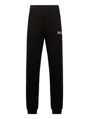 Moncler Embroidered Logo Track Pants - Black